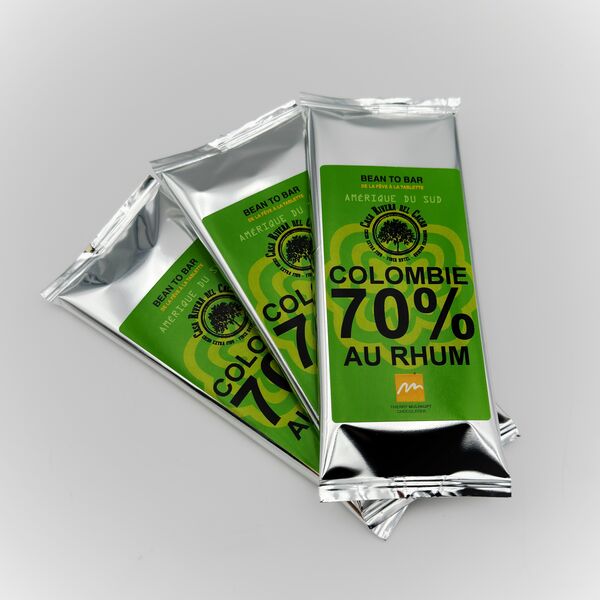 Tablette BTB CRDC Colombie 70% Rhum